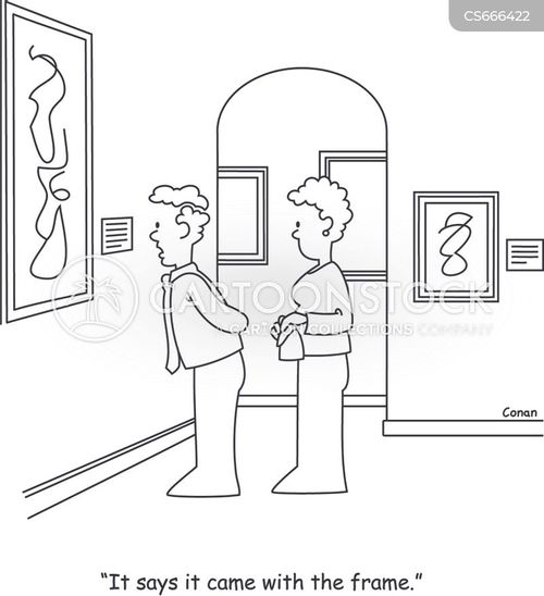 Came With The Frame Cartoons and Comics - funny pictures from CartoonStock