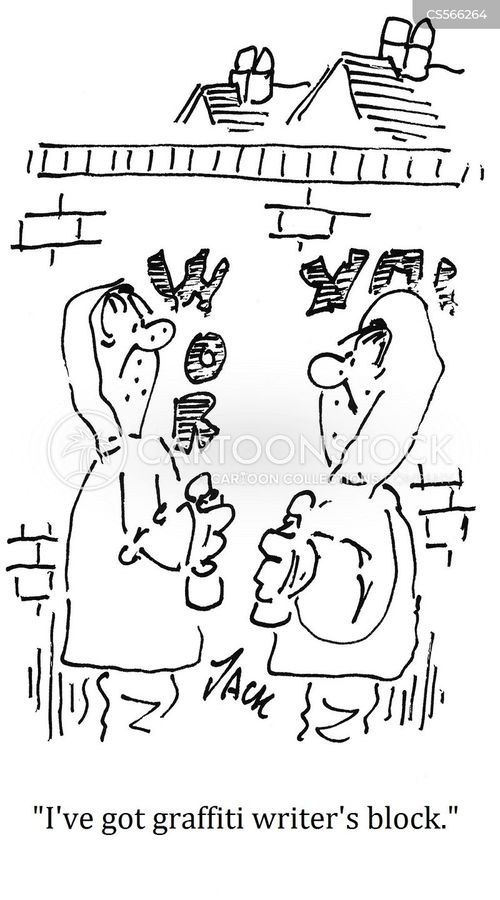 Street Artwork Cartoons and Comics - funny pictures from CartoonStock