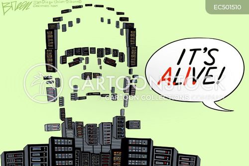 Automation Machine Cartoons and Comics - funny pictures from CartoonStock