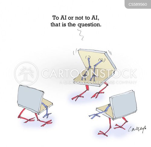 Ai Vs Creativity Cartoons and Comics - funny pictures from CartoonStock