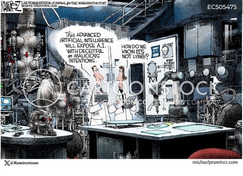 Malicious Intent Cartoons and Comics - funny pictures from CartoonStock