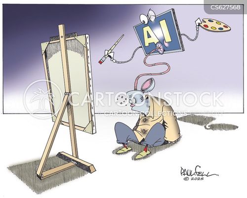 Art Automation Cartoons and Comics - funny pictures from CartoonStock