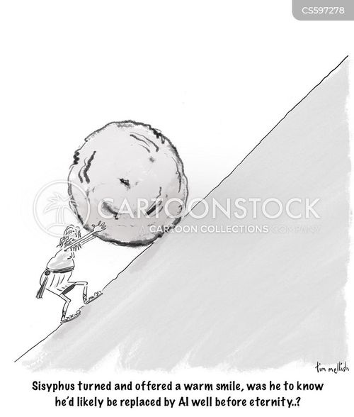 Sisyphus Cartoons and Comics - funny pictures from CartoonStock