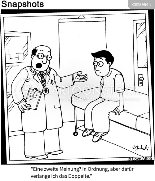 Cartoons und Karikaturen mit Medizinische Kliniken
