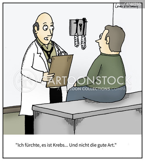 Cartoons und Karikaturen mit Krebs-mensch
