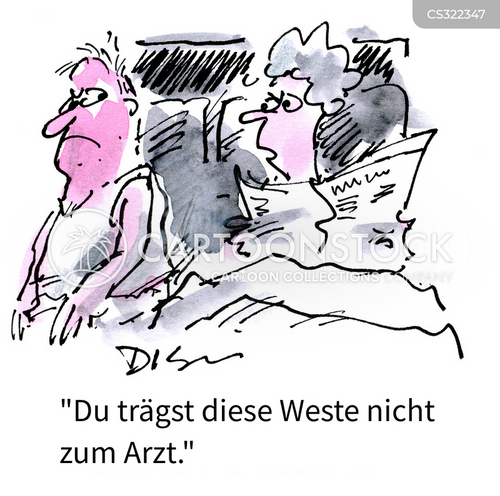 Cartoons und Karikaturen mit Arzttermin