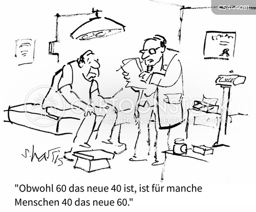 Cartoons und Karikaturen mit 60. Geburtstag