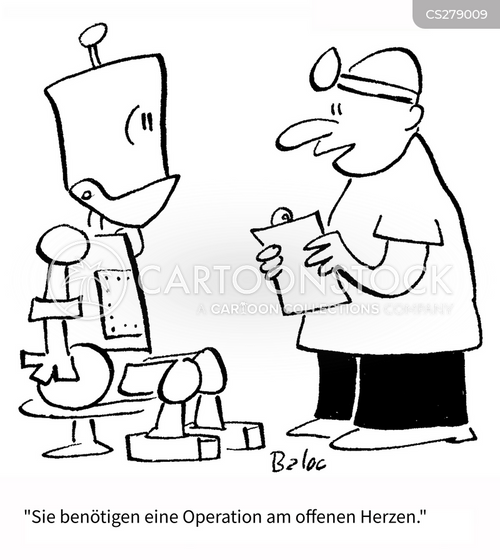 Cartoons und Karikaturen mit Operation Am Offenen Herzen