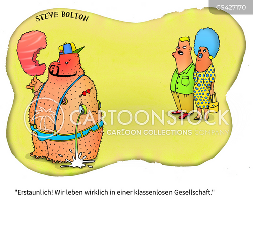 Cartoons und Karikaturen mit Klassenlose Gesellschaft