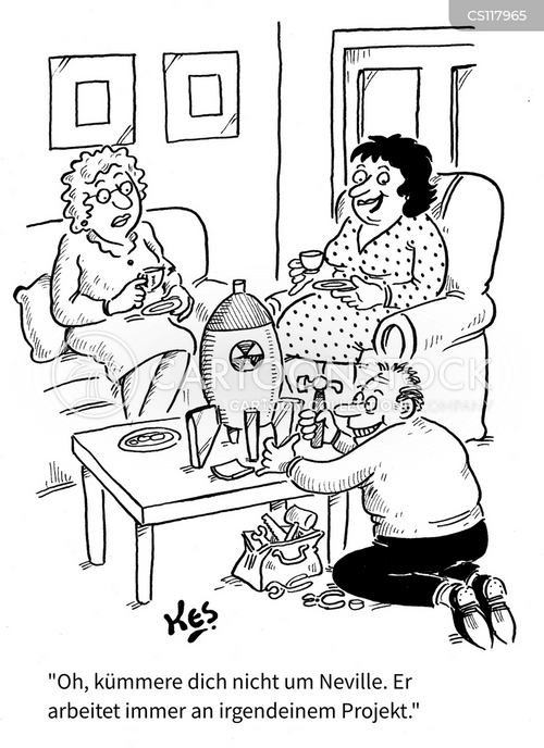 Cartoons und Karikaturen mit Asperger