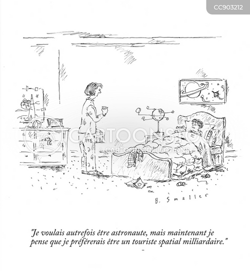 Dessins humoristique et caricaturés avec Complexe Spatial