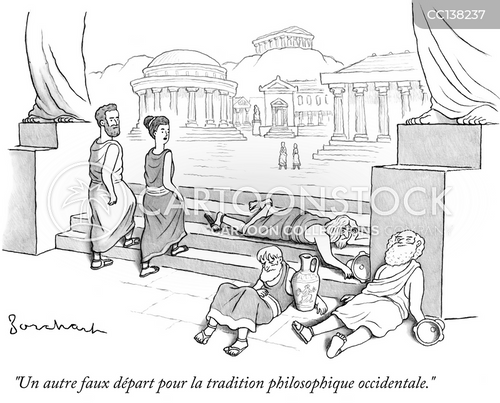 Dessins humoristique et caricaturés avec Pythagore