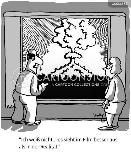 Cartoons und Karikaturen mit Nukleare Explosion