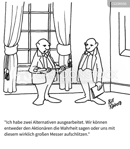 Cartoons und Karikaturen mit Eviszerationen