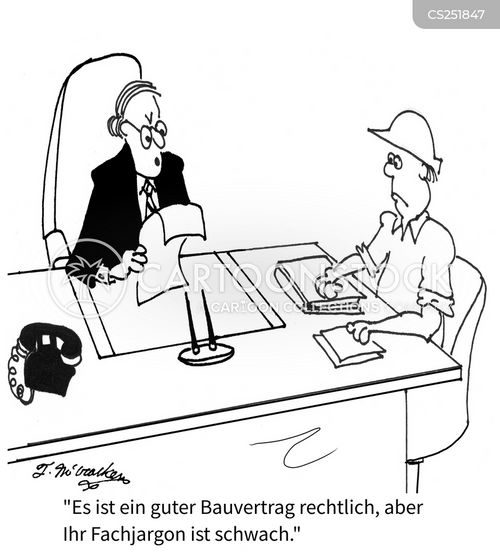 Cartoons und Karikaturen mit Bauauftrag