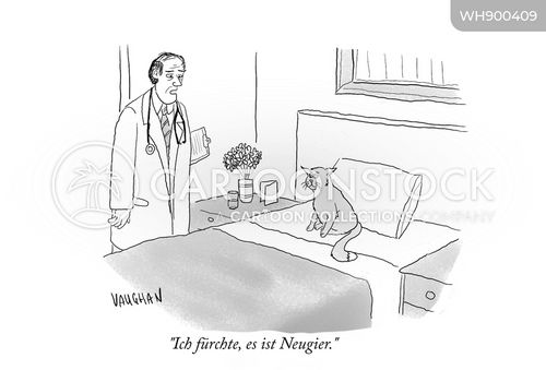 Cartoons und Karikaturen mit Neugierig