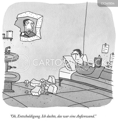 Cartoons und Karikaturen mit Ausbrechen