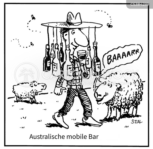Cartoons und Karikaturen mit Mobile Bars