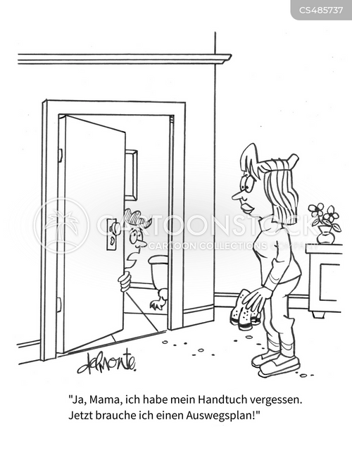 Cartoons und Karikaturen mit Das Handtuch Werfen