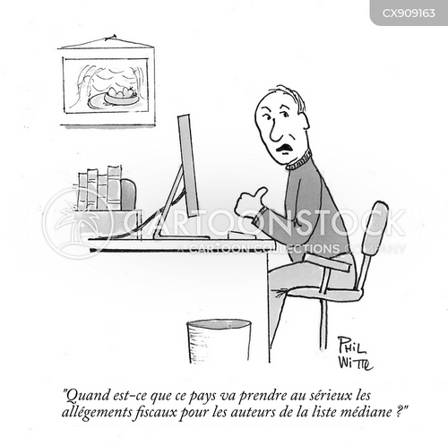 Dessins humoristique et caricaturés avec Tranche D'imposition