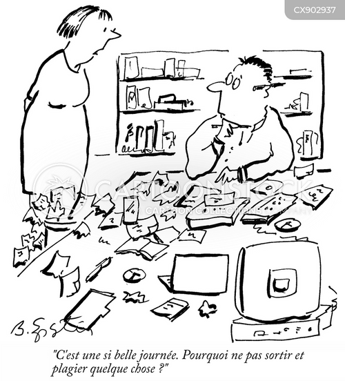 Dessins humoristique et caricaturés avec Expérience Intellectuelle