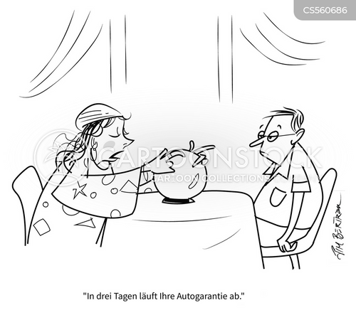 Cartoons und Karikaturen mit Autogarantie