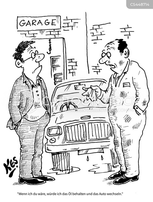 Cartoons und Karikaturen mit Alter Motor