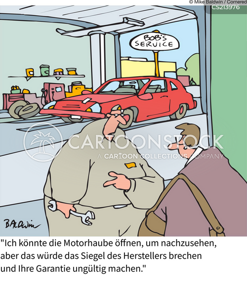 Cartoons und Karikaturen mit Siegel Brechen