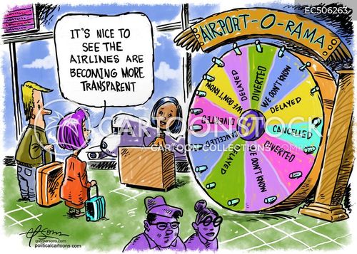 Airline Reliability Cartoons and Comics - funny pictures from CartoonStock