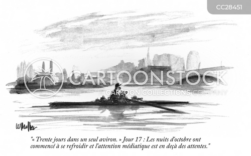 Dessins humoristique et caricaturés avec Rameurs