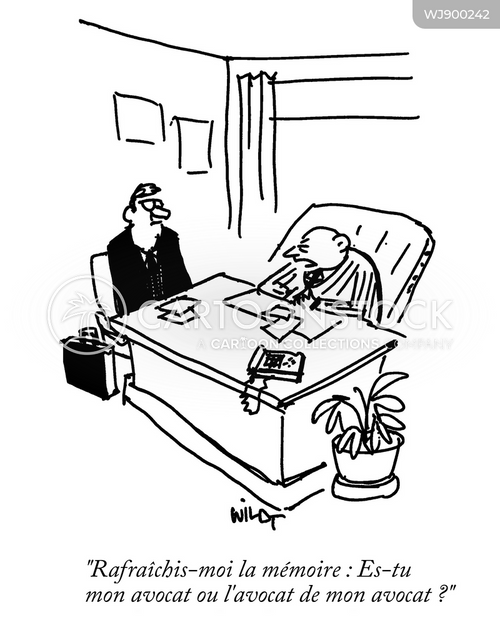 Dessins humoristique et caricaturés avec Dossiers Juridiques