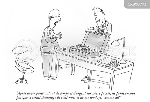 Dessins humoristique et caricaturés avec Affaire Pénale