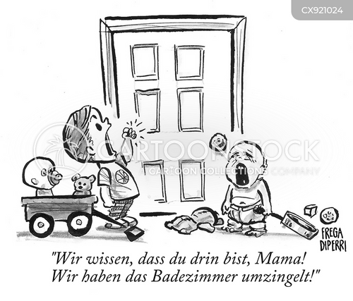 Cartoons und Karikaturen mit Pinkelpausen