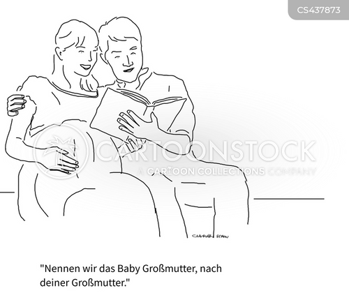 Cartoons und Karikaturen mit Großmutter