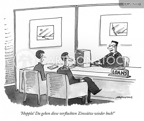 Cartoons und Karikaturen mit Schuldenfalle