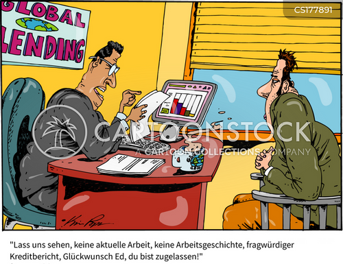 Cartoons und Karikaturen mit Subprime-darlehen