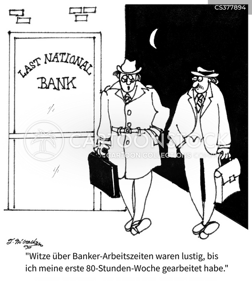 Cartoons und Karikaturen mit Arbeitszeit
