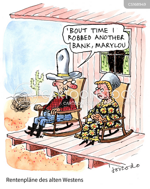 Cartoons und Karikaturen mit Alternder Gesetzloser