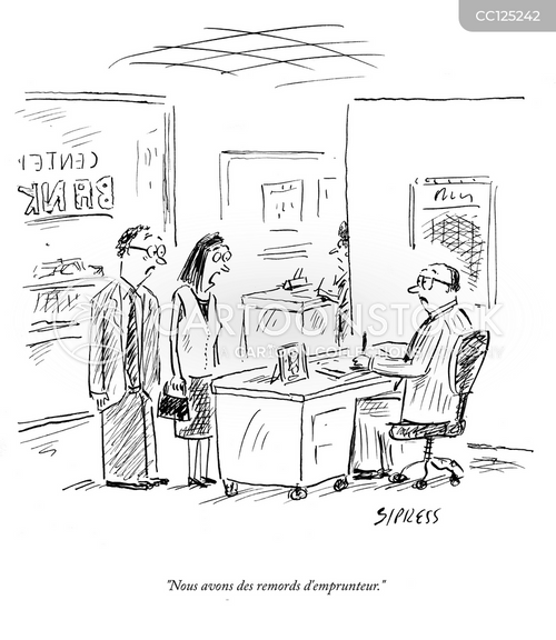 Dessins humoristique et caricaturés avec Remboursement De Prêt