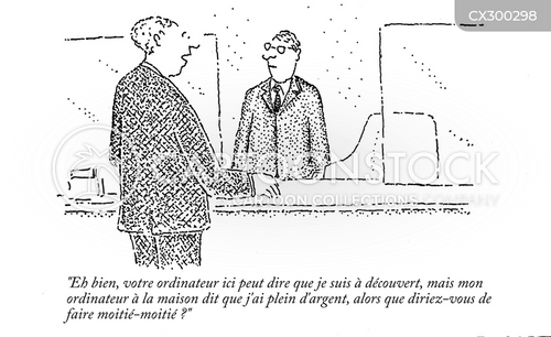 Dessins humoristique et caricaturés avec Erreurs Bancaires