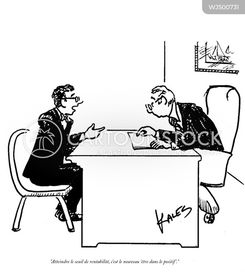 Dessins humoristique et caricaturés avec Comptes Bancaires