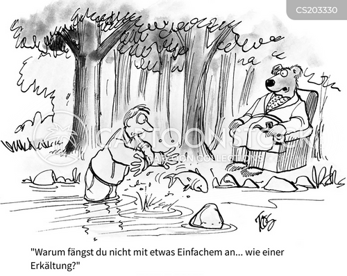 Cartoons und Karikaturen mit Einfacher Fang