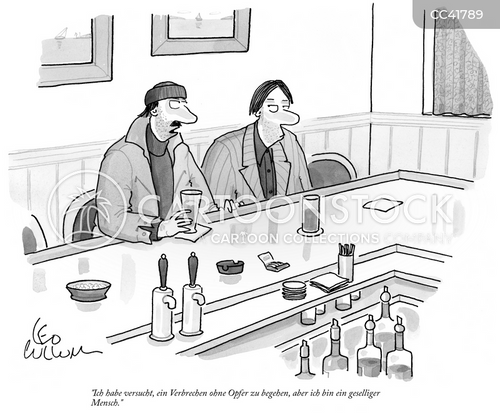 Cartoons und Karikaturen mit Opferloses Verbrechen