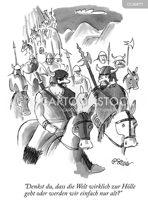 Cartoons und Karikaturen mit Antike