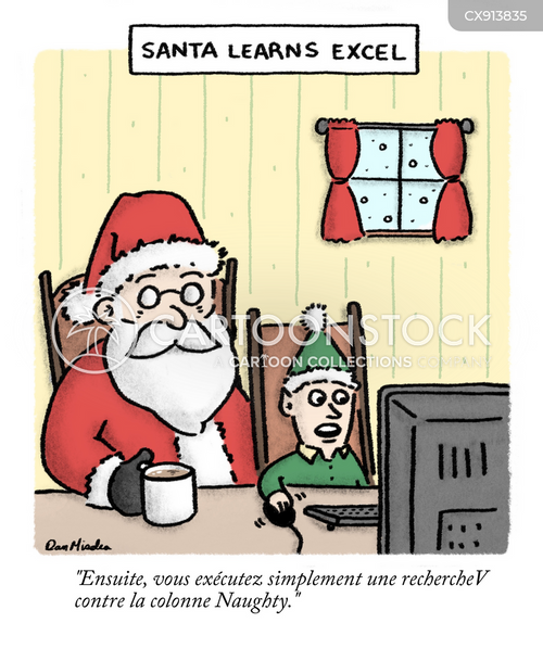 Dessins humoristique et caricaturés avec Formule Excel