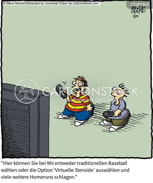 Cartoons und Karikaturen mit Nintendo Wii