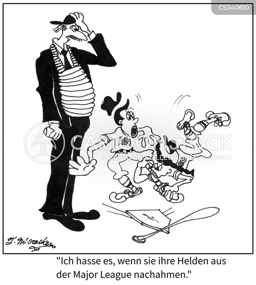 Cartoons und Karikaturen mit Minor-league-baseball