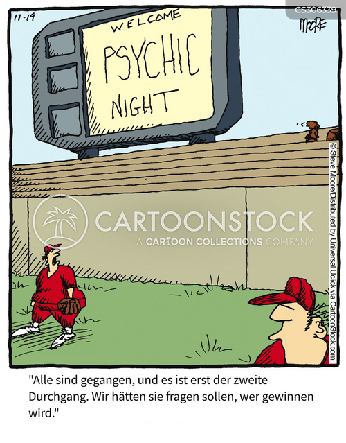 Cartoons und Karikaturen mit Zweite Innings