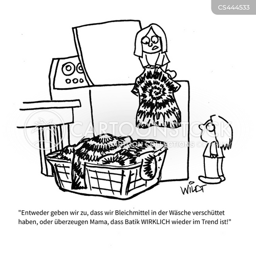 Cartoons und Karikaturen mit 1960er Mode