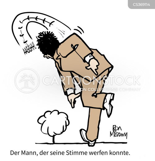 Cartoons und Karikaturen mit Berühmte Stimme